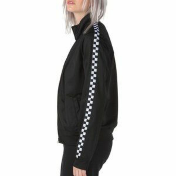 Vans | Jackets & Coats | Nwt Vans Check Mark Track Jacket Checkerboard ...